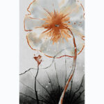 Floral Abstract - Zahra - Gulf Art Gallery