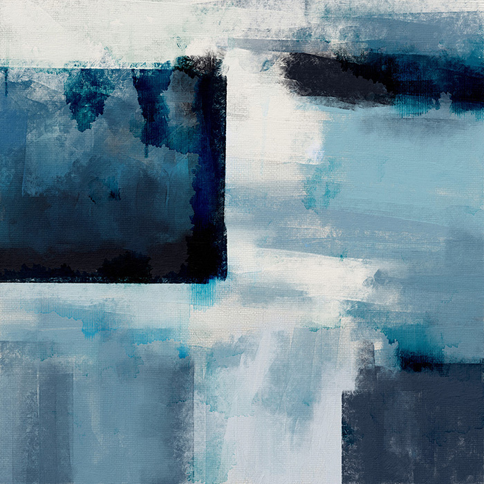 Abstract Art - Blue & Bold - Gulf Art Gallery